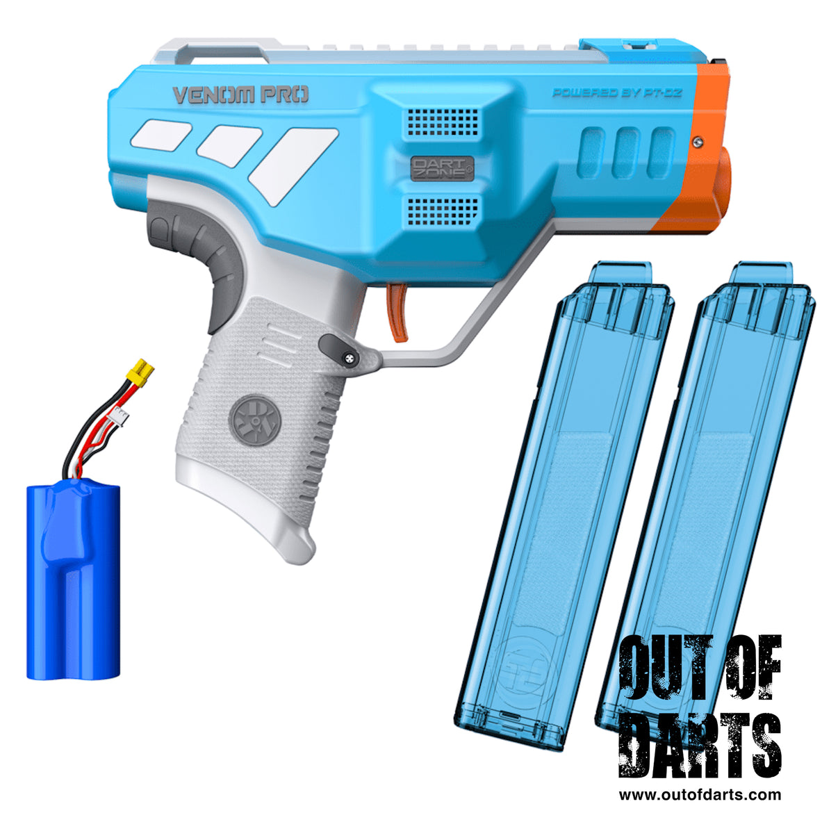 Dart Zone Max Venom Pro Flywheel Blaster – Out of Darts