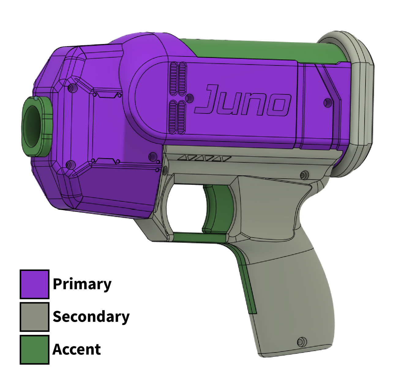 Juno Rival Blaster Hardware Kit - Mag-Fed Flywheel Blaster | Out of Darts