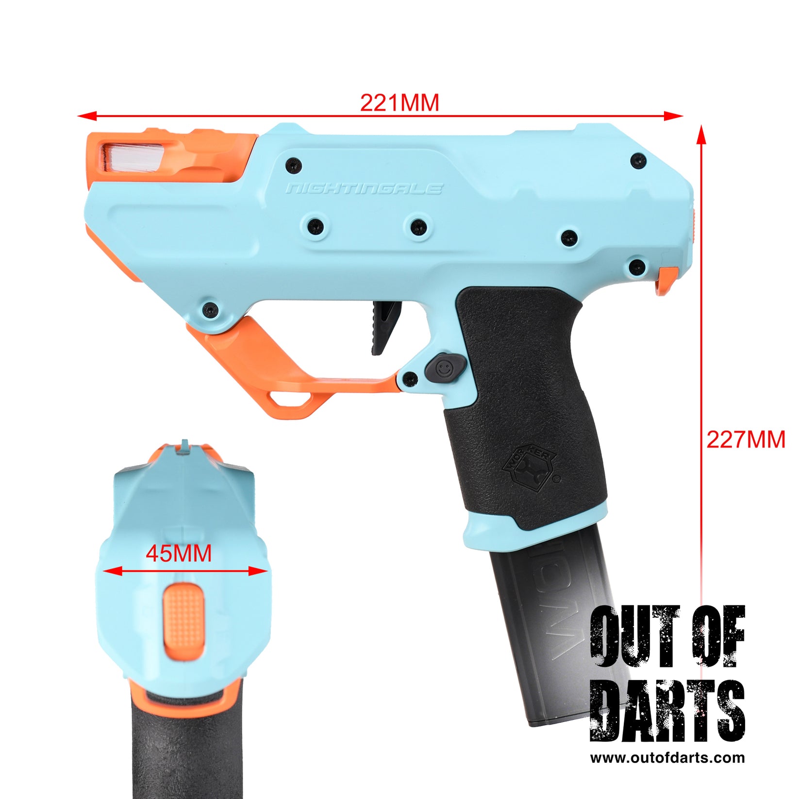 Worker Nightingale Blaster FULL-AUTO – Out of Darts