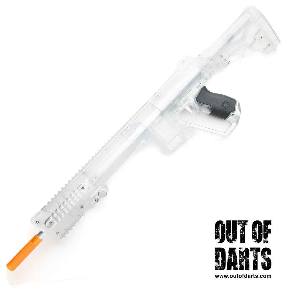 Worker Harrier Clear Edition Blaster - Mag-Fed Springer | Out of Darts