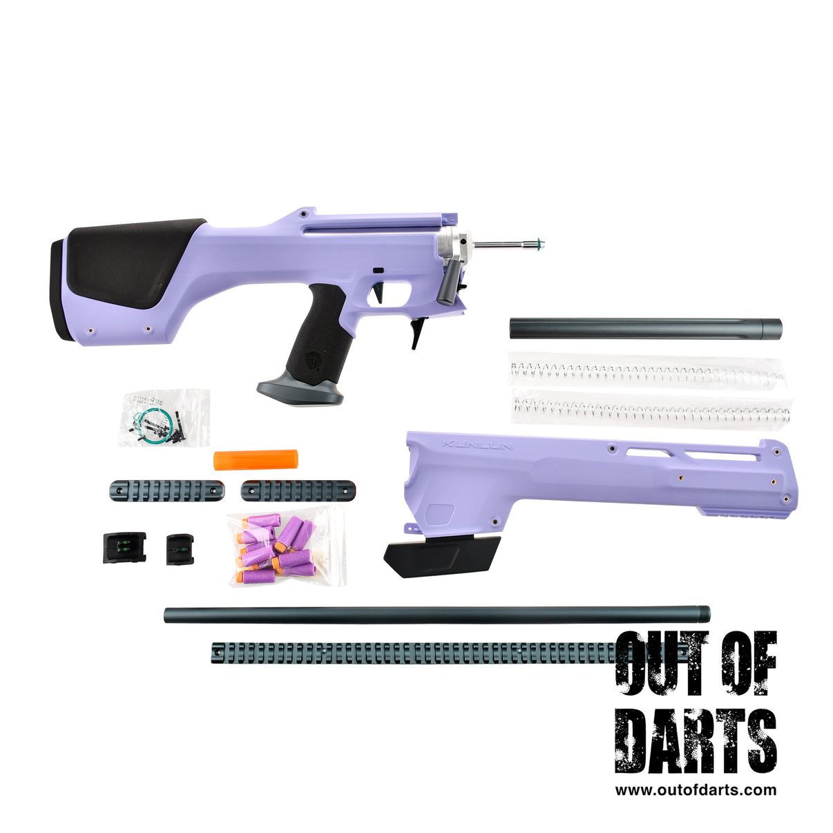 Worker Kunlun Bolt-Action Sniper Blaster - Mag-Fed Springer – Out of Darts