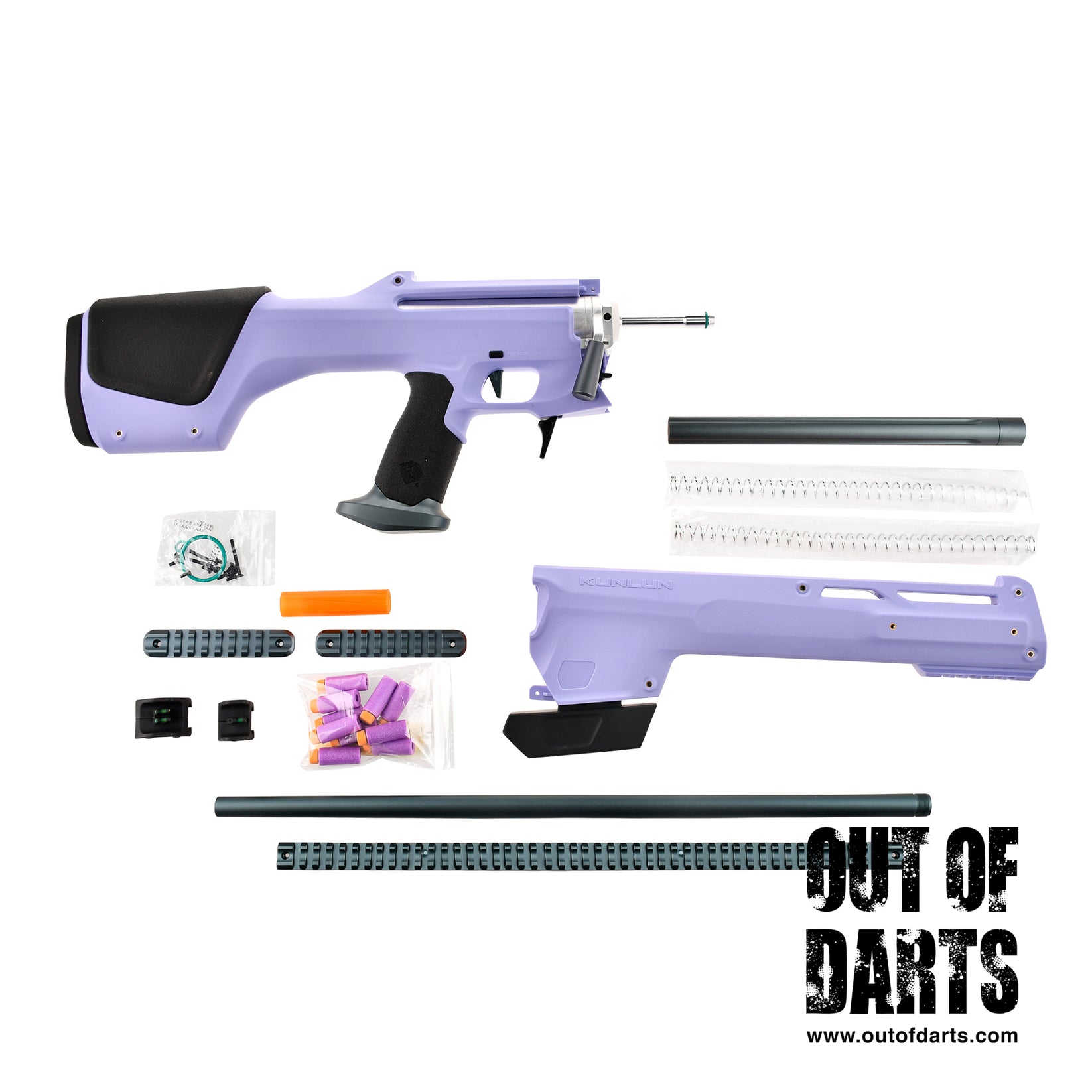 Worker Kunlun Bolt-Action Sniper Blaster - Mag-Fed Springer – Out of Darts