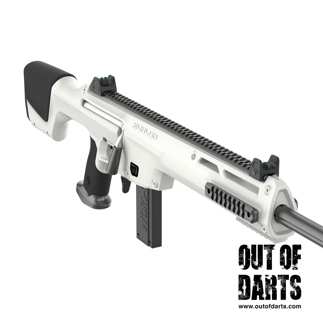 Worker Kunlun Bolt-Action Sniper Blaster - Mag-Fed Springer – Out of Darts