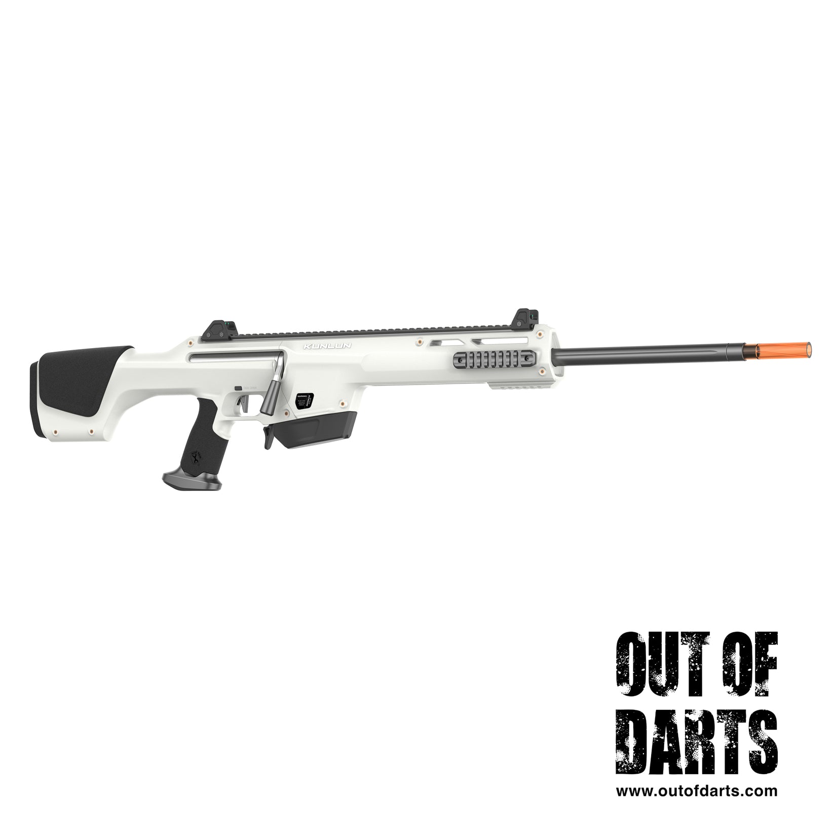 Worker Kunlun Bolt-Action Sniper Blaster - Mag-Fed Springer – Out of Darts