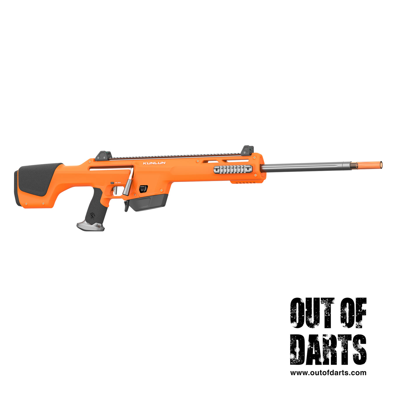 Worker Kunlun Bolt-Action Sniper Blaster - Mag-Fed Springer – Out of Darts