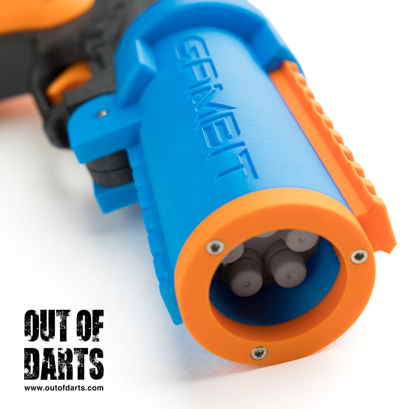 Flux Labs Gambit 40MAX Blaster 3D Parts + Hardware Kit – Out of Darts