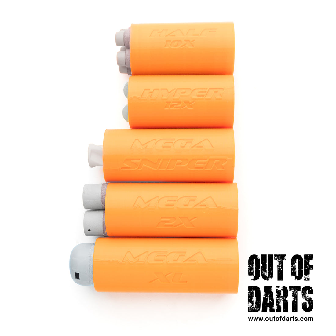 40MAX 3D Printed Shells - Half Dart Scatter Shell | Out of Darts