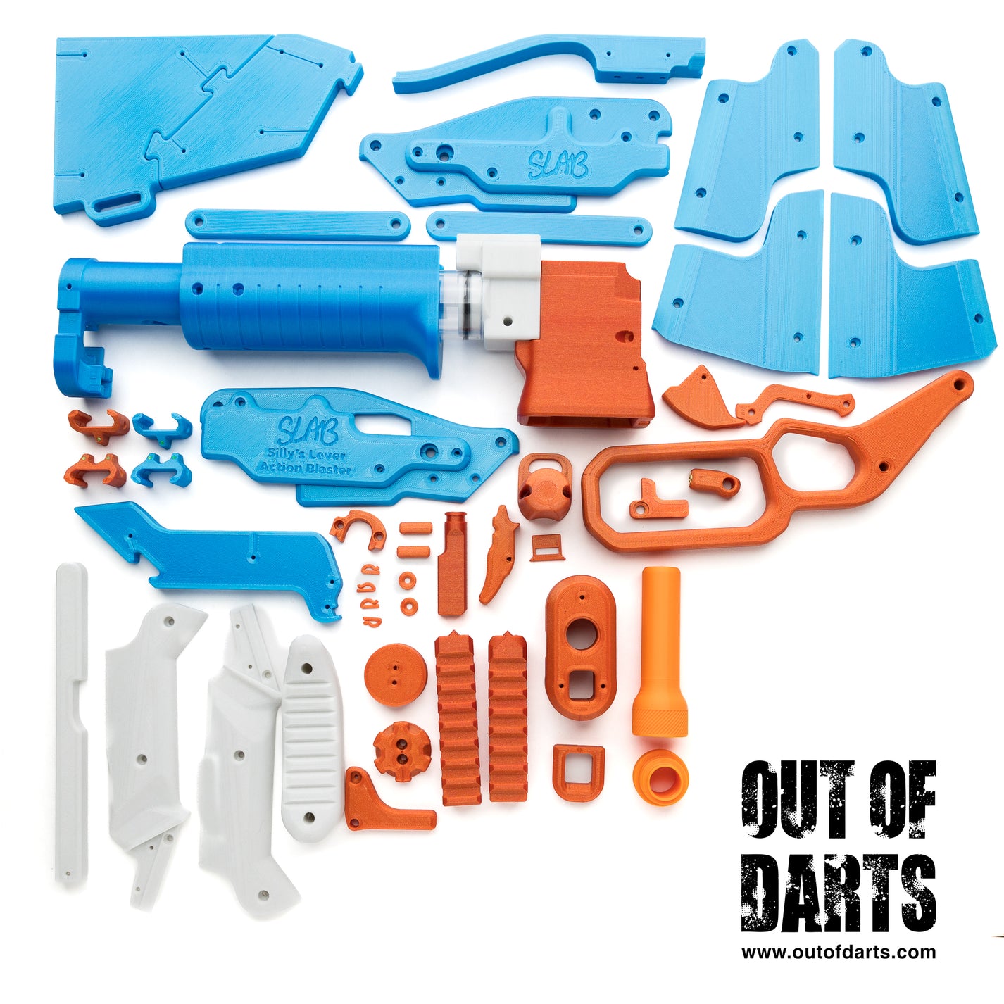 Sillybutts SLAB 3D Parts + Hardware Kit – Out of Darts