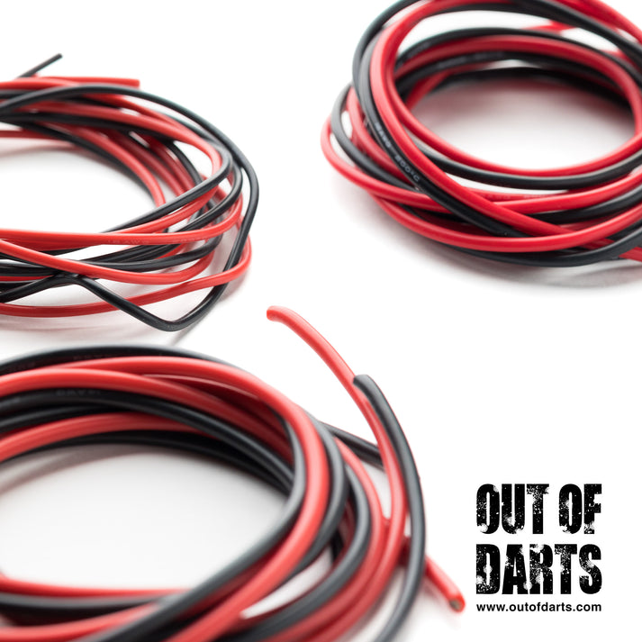 Hobby Silicone Wire (14AWG, 16AWG, 18AWG, 22AWG) 5' or 25' – Out of Darts