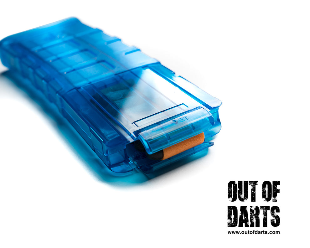 Worker Nerf Short Dart 12 Round Magpull Style Magazine Clip – Out of Darts